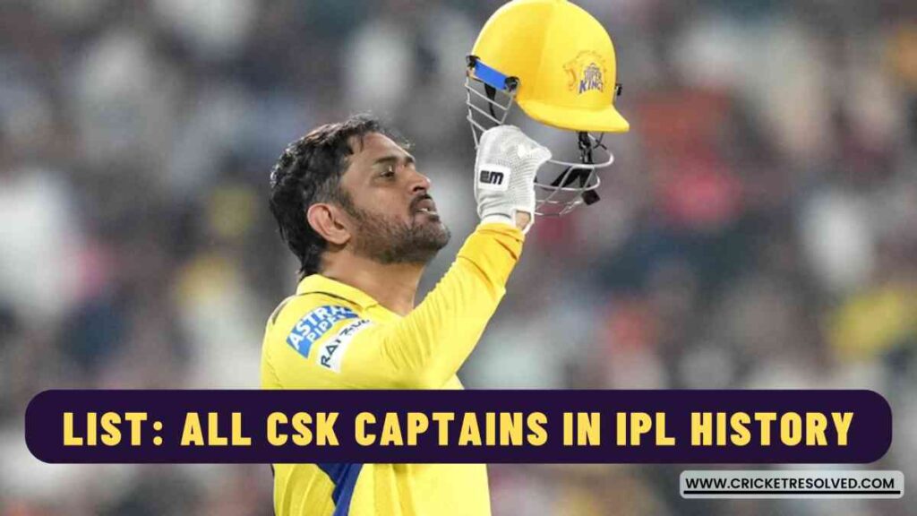 List: All Chennai Super Kings (CSK) Captains in IPL History - Cricket ...