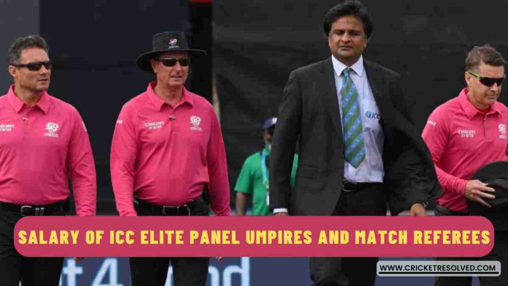 What is the Salary of ICC Elite Panel Umpires and Match Referees ...