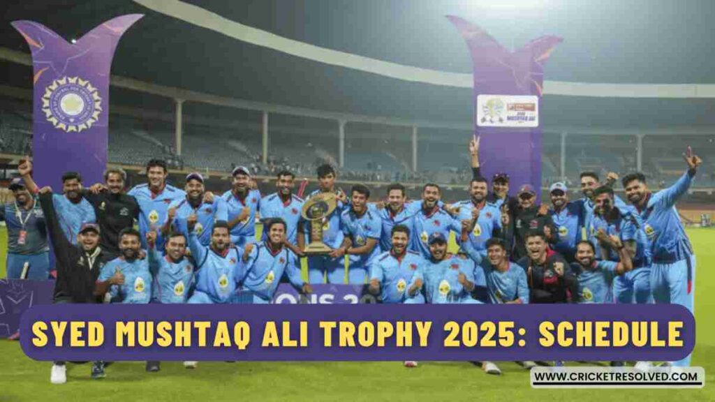 Syed Mushtaq Ali Trophy 2025: Schedule, Teams, Squads, Venues ...