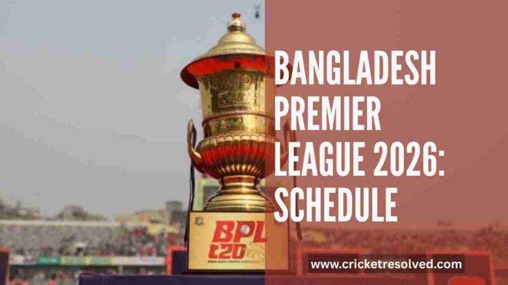 Bangladesh Premier League 2026: Schedule, Teams, Squads, Venues ...