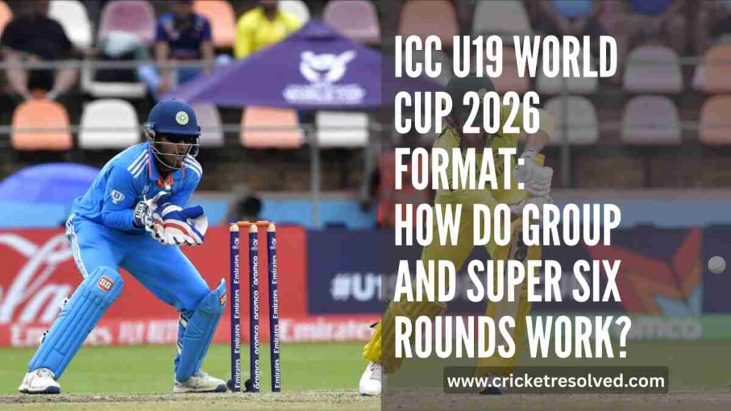 ICC U19 World Cup 2026 Format: How Do Group and Super Six Rounds Work ...