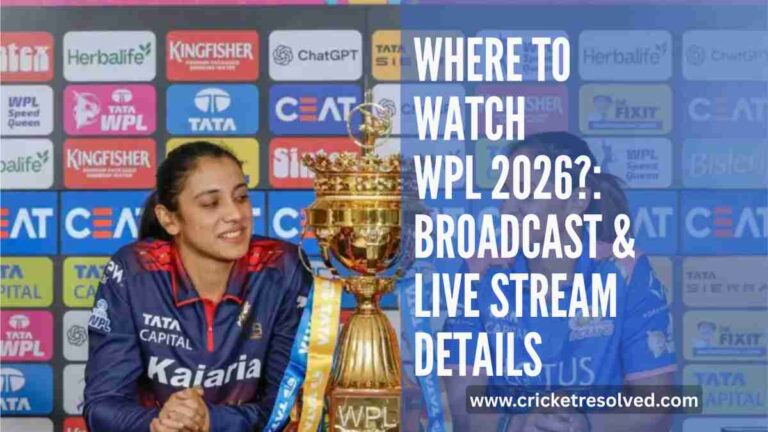 Where to Watch WPL 2026?: Broadcast & Live Stream Details - Cricket ...