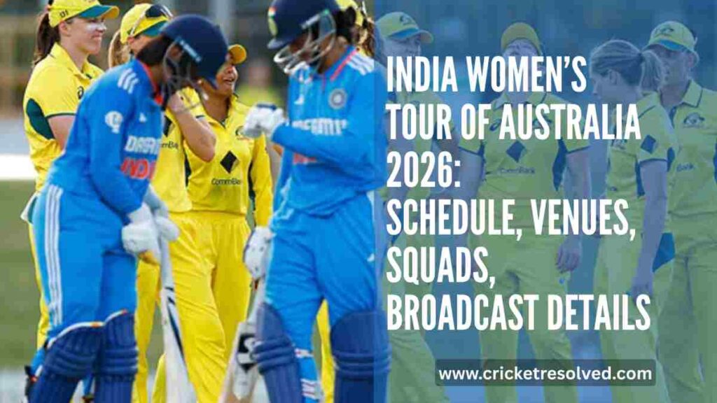 India Women’s Tour of Australia 2026: Schedule, Venues, Squads ...