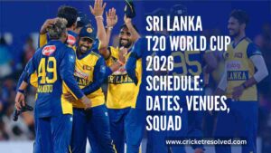 Sri Lanka T20 World Cup 2026 Schedule: Dates, Venues, Squad - Cricket ...
