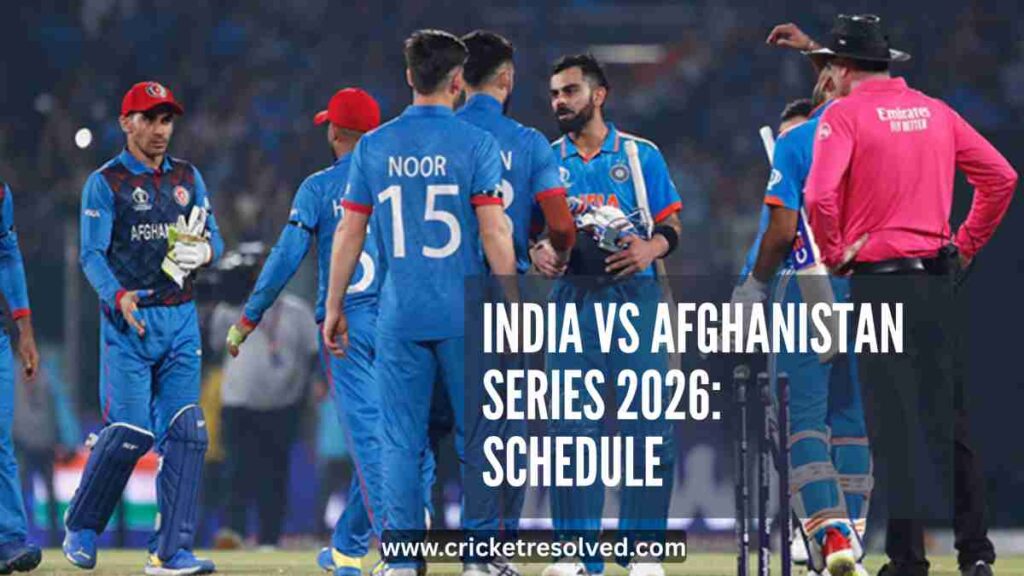 India vs Afghanistan Series 2026: Schedule, Venues, Squads, Broadcast ...