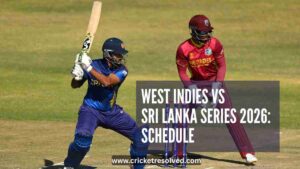 West Indies vs Sri Lanka Series 2026: Schedule, Venues, Squads ...